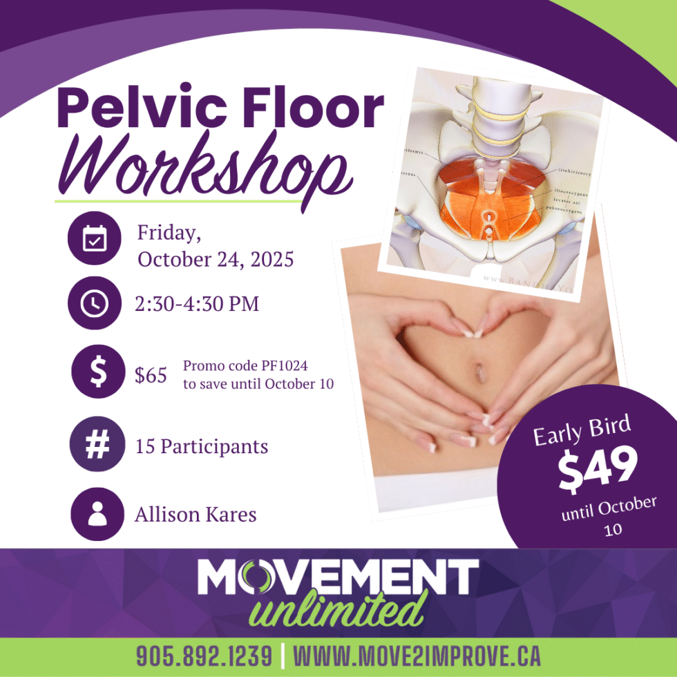 October 24 Pelvic Floor Workshop | Movement Unlimited Inc.